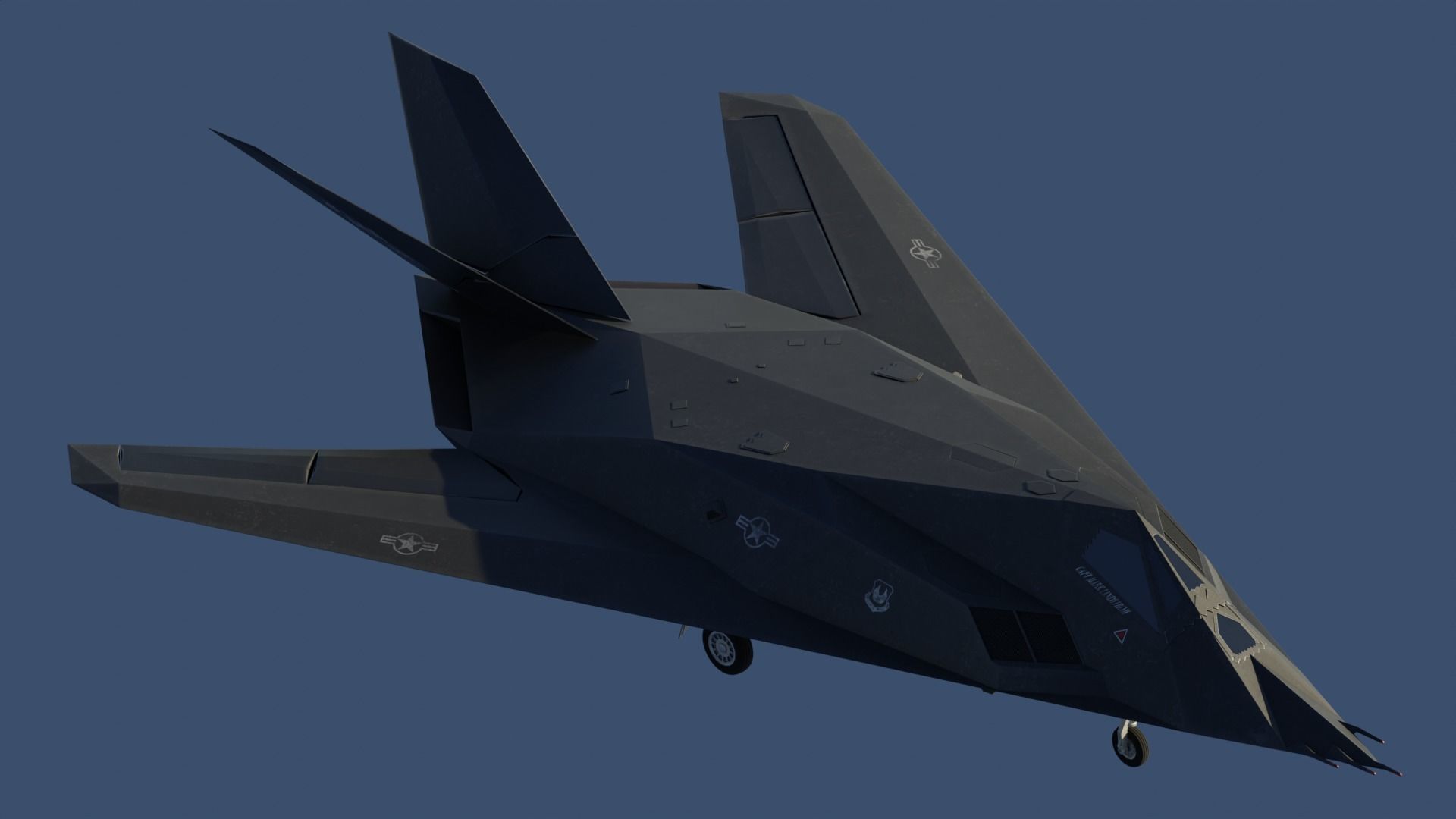 Lockheed Martin F-117 Nighthawk 3D model | CGTrader