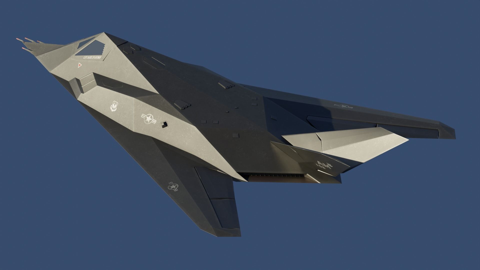 Lockheed Martin F-117 Nighthawk 3D model | CGTrader