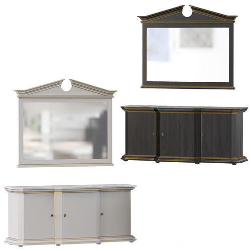 Classic Dressing table 3D model | CGTrader