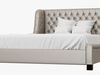 Restoration Hardware Devyn Tufted Upholstered Wing Bed 3D model | CGTrader