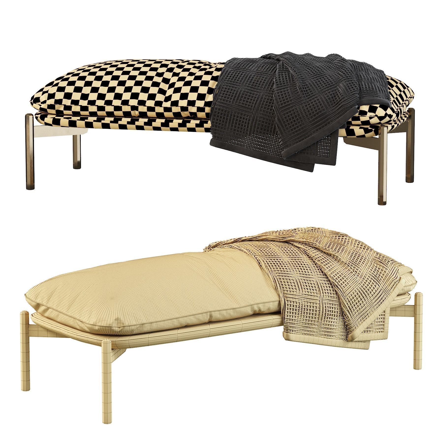 Cloud Bench and Tradition 3D model | CGTrader