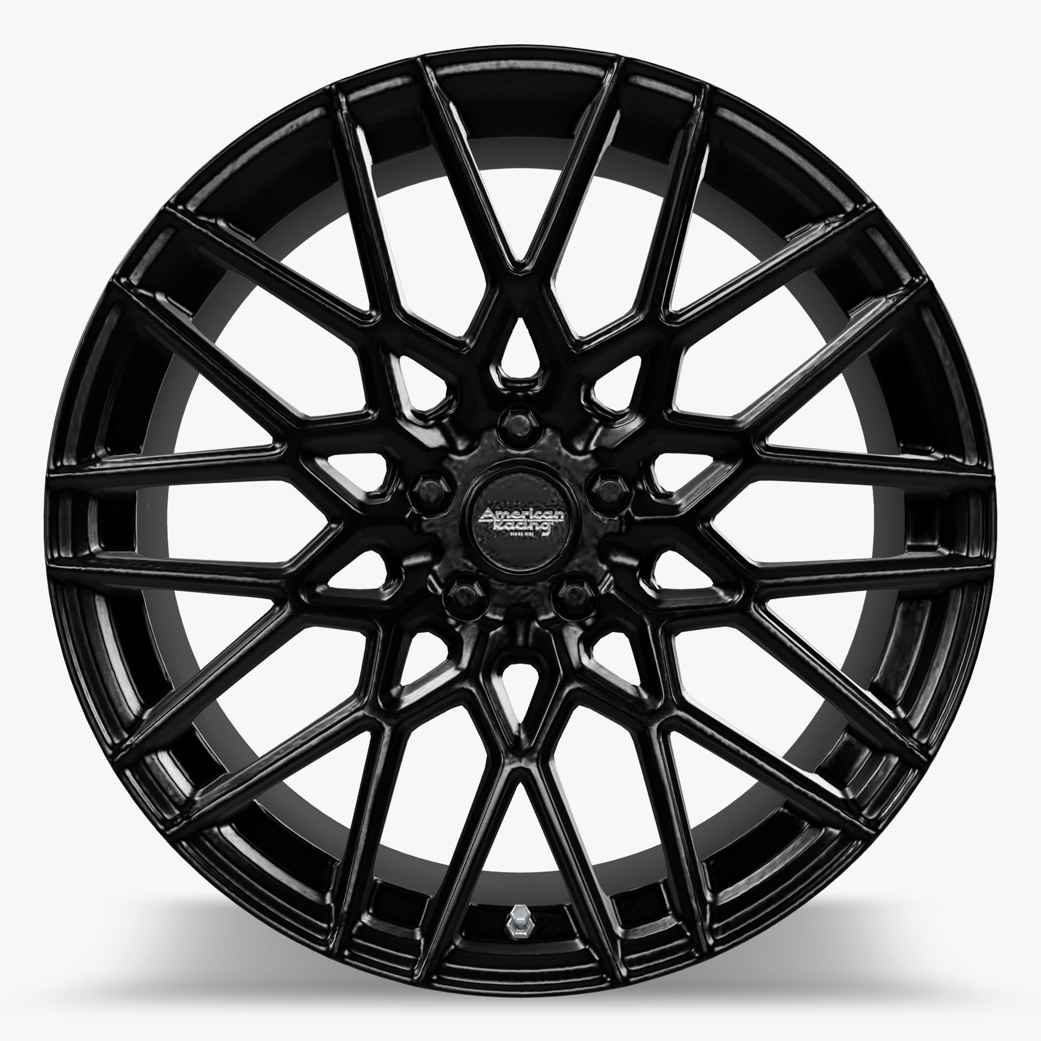 3D model American Racing AR924 Crossfire Wheel Satin Black VR / AR ...