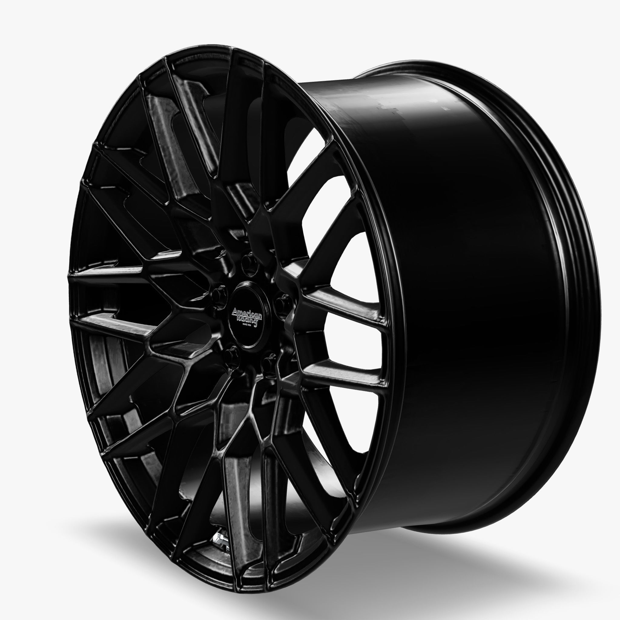 3D model American Racing AR924 Crossfire Wheel Satin Black VR / AR ...