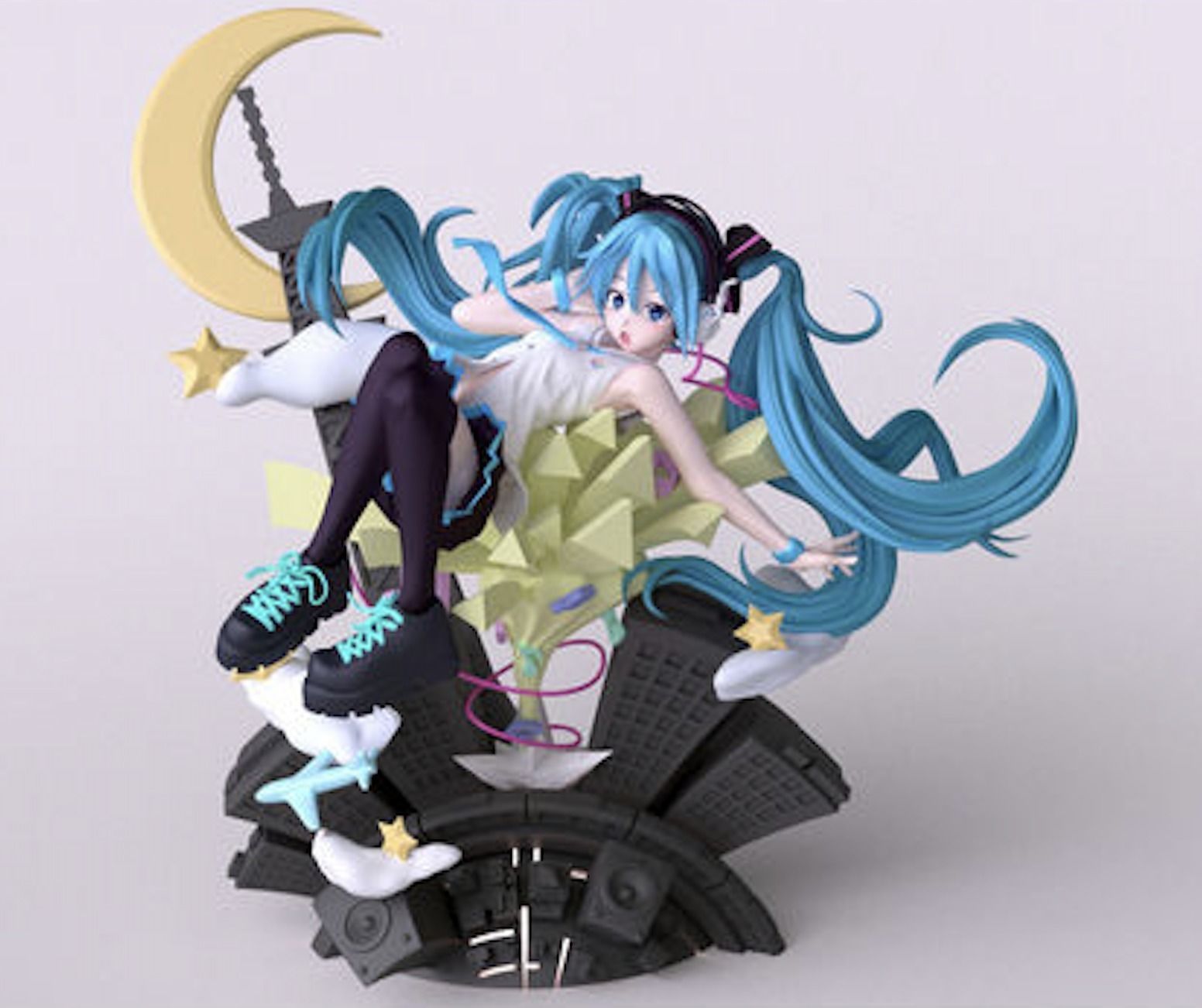 Hatsune Miku 3D model 3D printable | CGTrader