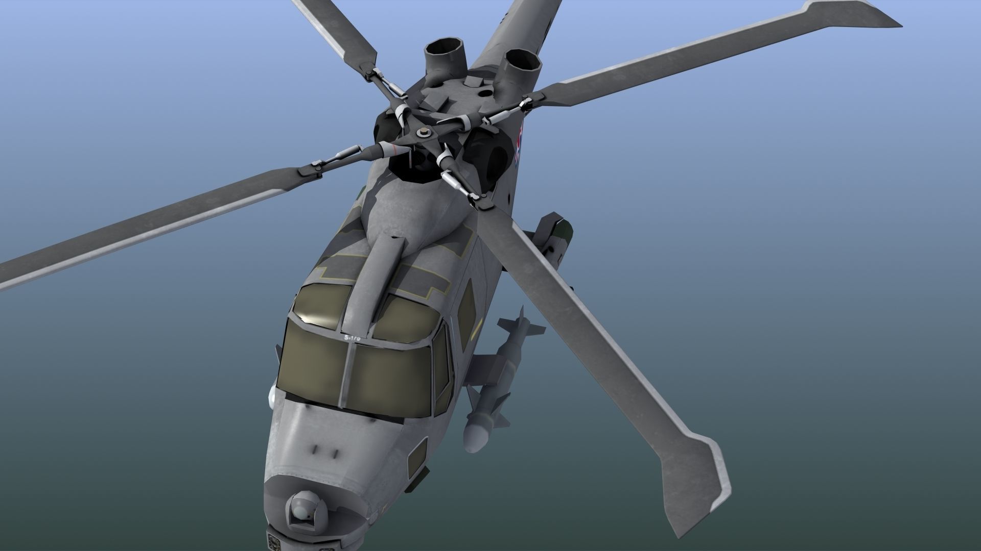3D model Wildcat Helicopter ROKN LD1 VR / AR / low-poly | CGTrader