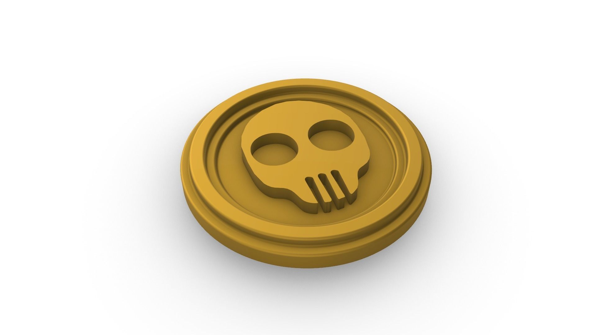Pirates Coins Treasure 3D model 3D printable | CGTrader