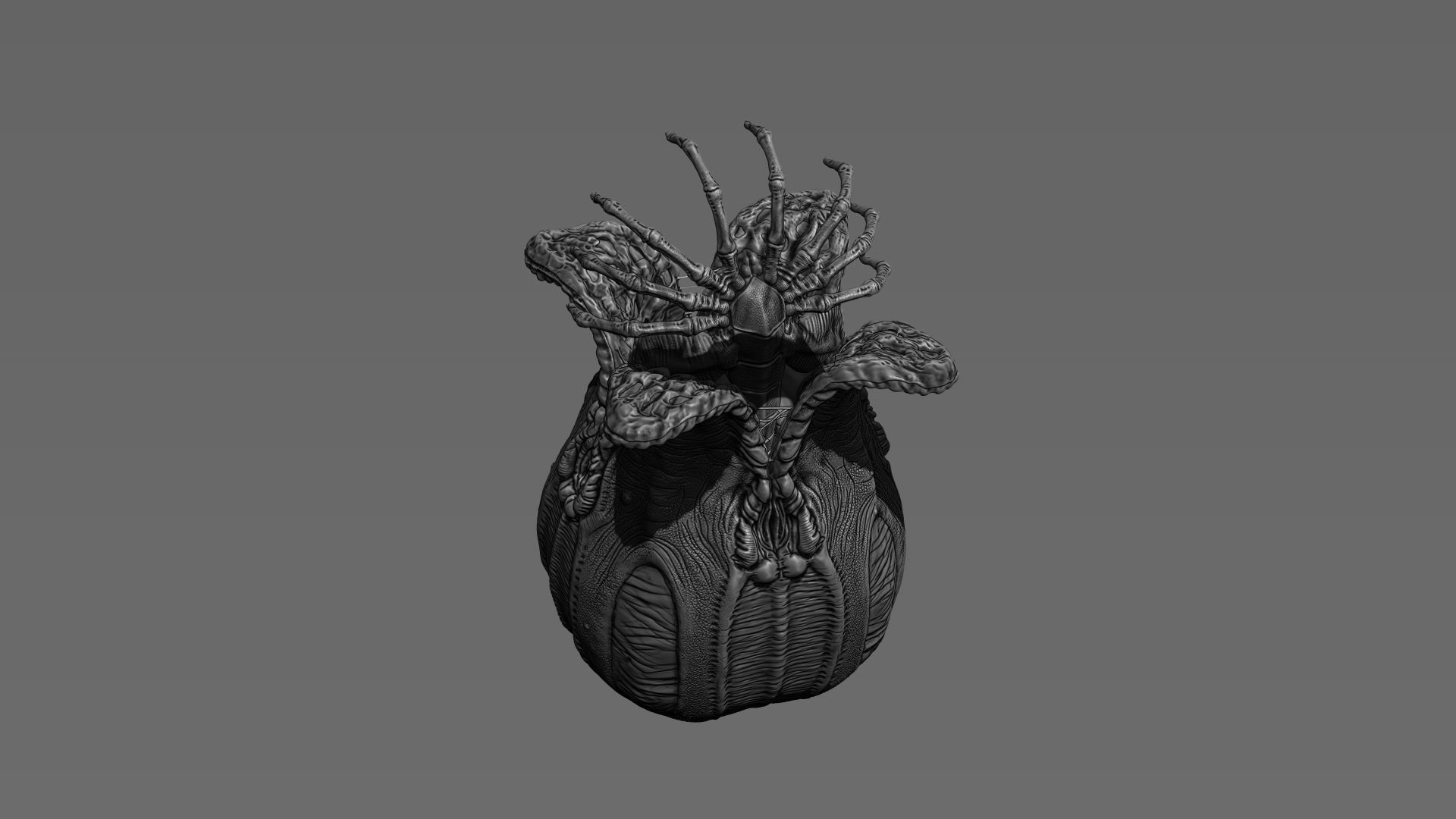 Ovomorph Alien Egg 3D model | CGTrader