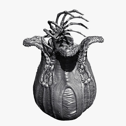 Ovomorph Alien Egg 3D model | CGTrader