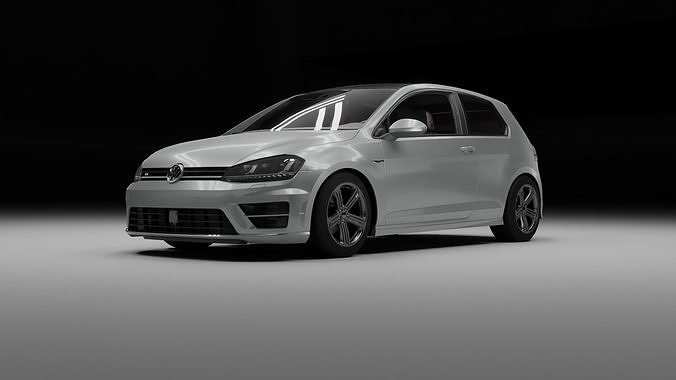 3D model Golf R VR / AR / low-poly | CGTrader