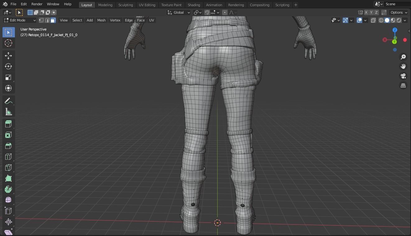 3D model Daemon Girl Base Mesh VR / AR / low-poly | CGTrader