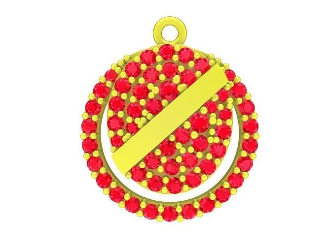 6048 korean diamond pendant 3D model 3D printable | CGTrader