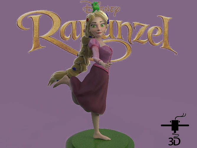Rapunzel 3d Model 3d Printable Cgtrader
