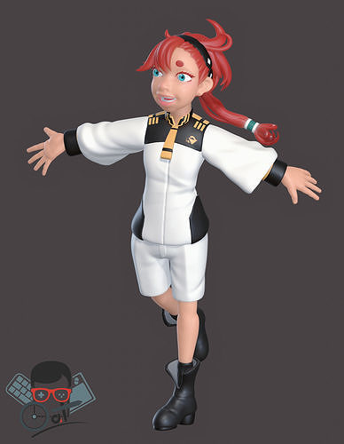 Suletta Mercury 3D model 3D printable | CGTrader