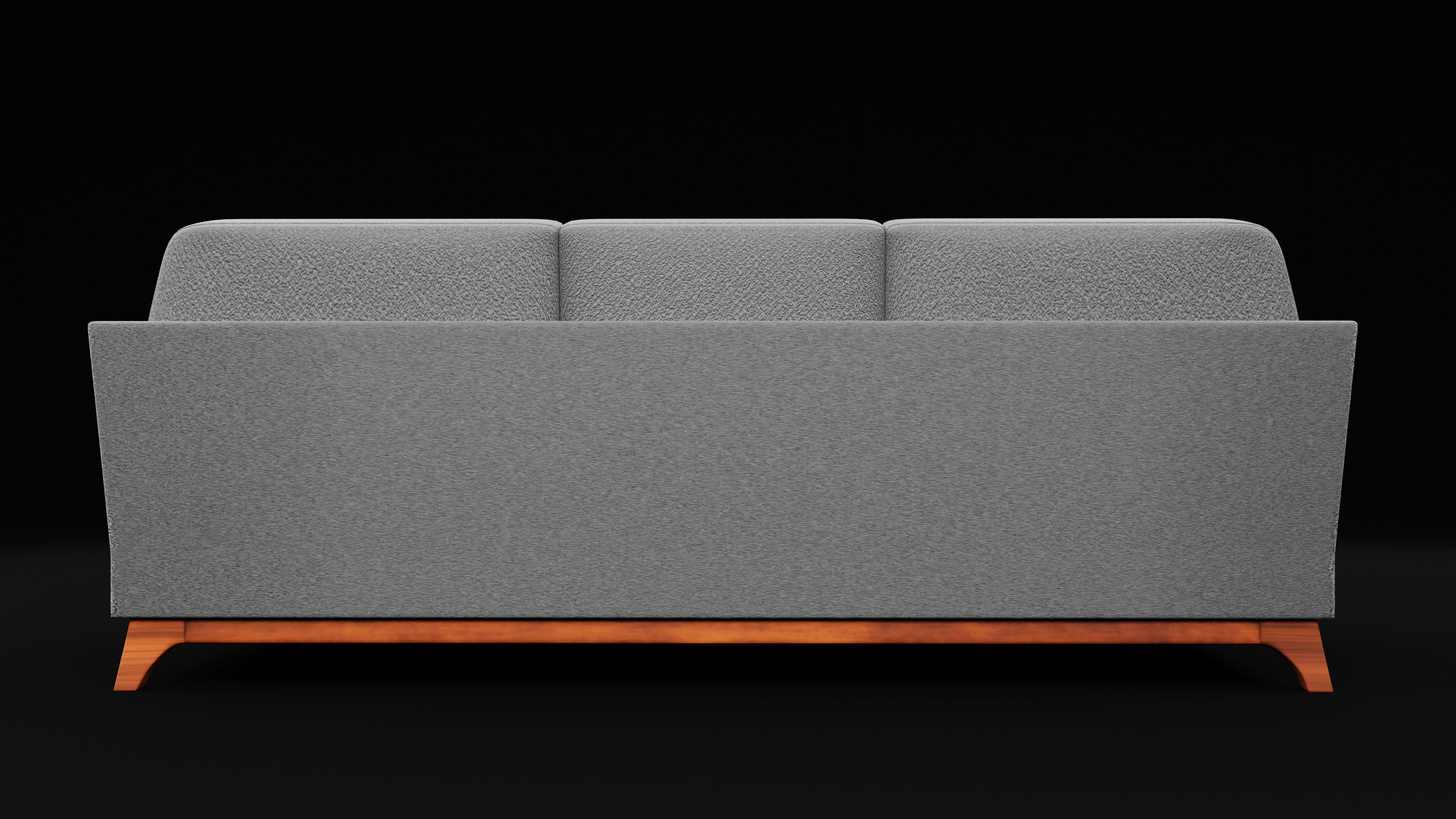 3D model New Boston 3 Seater Sofa Modal VR / AR / low-poly | CGTrader