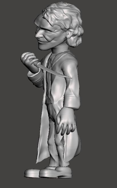 heath ledger with knife in hand 3D model 3D printable | CGTrader