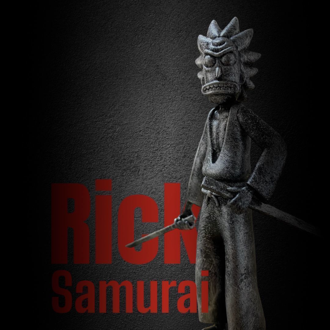 Samurai Rick 3D model 3D printable | CGTrader
