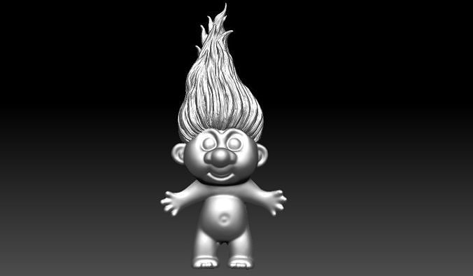 Small Troll 3D model 3D printable | CGTrader