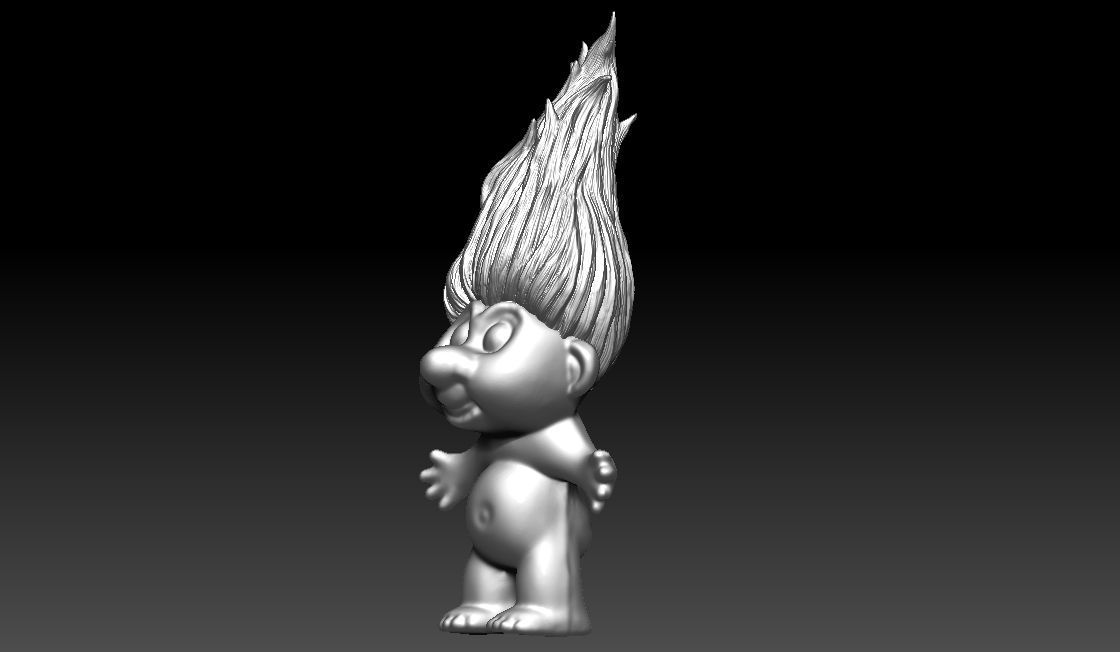 Small Troll 3D model 3D printable | CGTrader