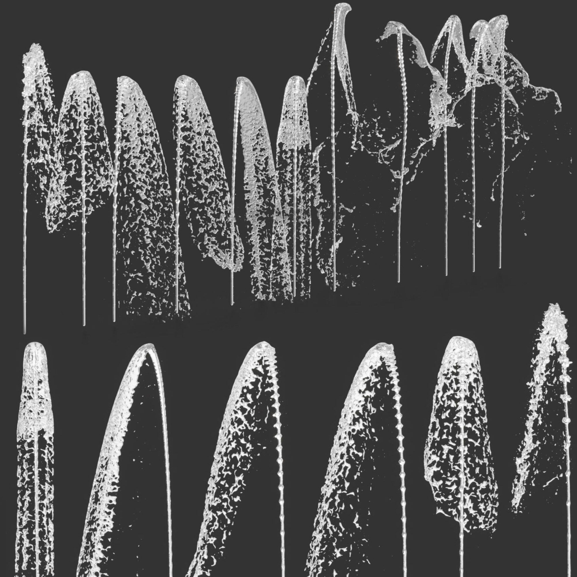 Fountain water jets 3D model | CGTrader