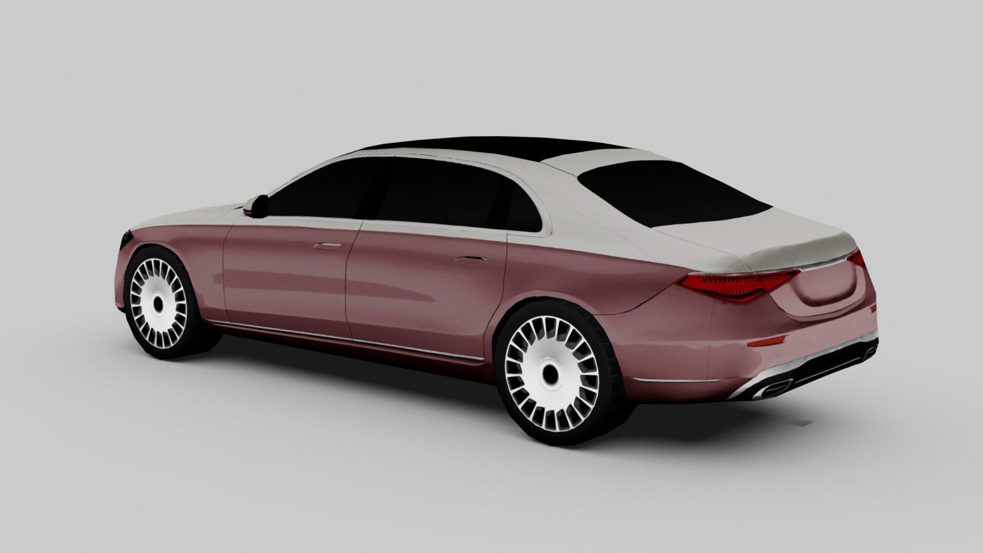 3D model Mercedes Benz S Class Maybach VR / AR / low-poly | CGTrader