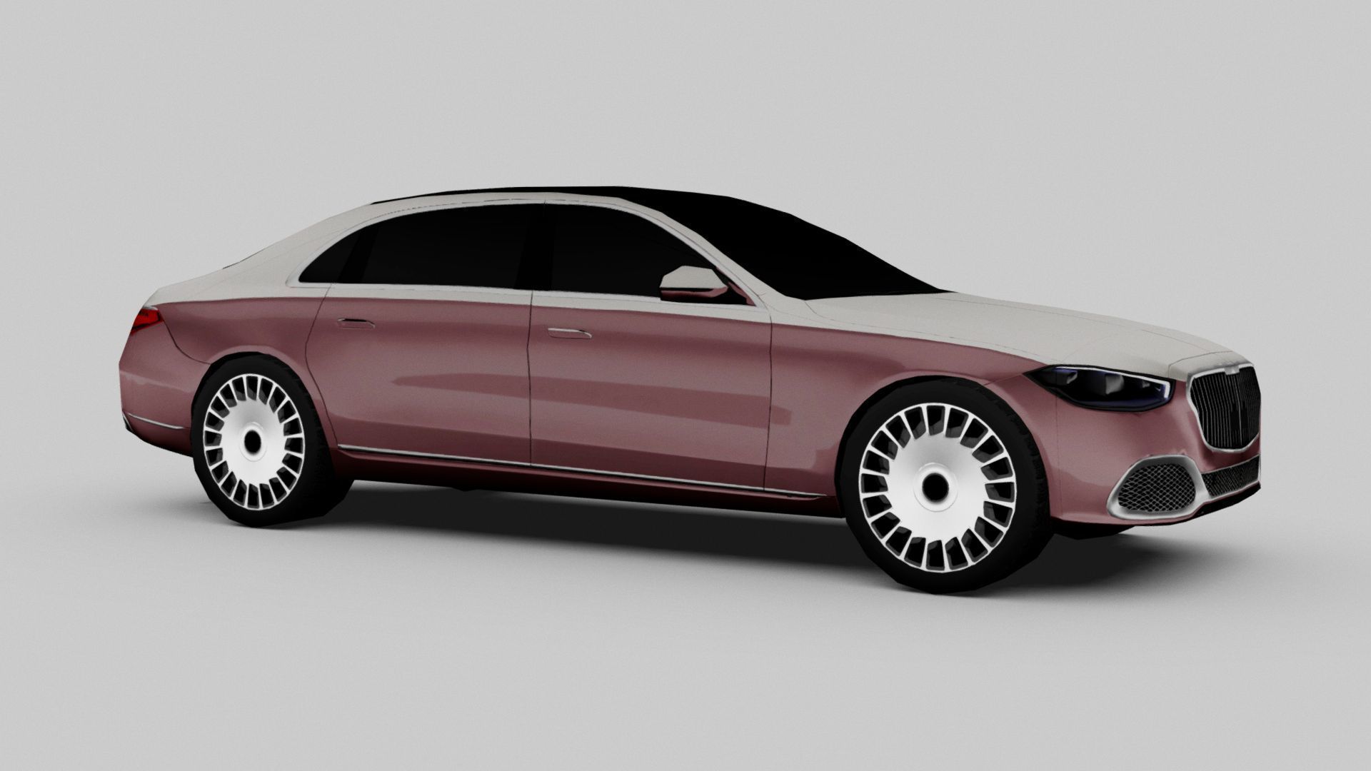 3D model Mercedes Benz S Class Maybach VR / AR / low-poly | CGTrader