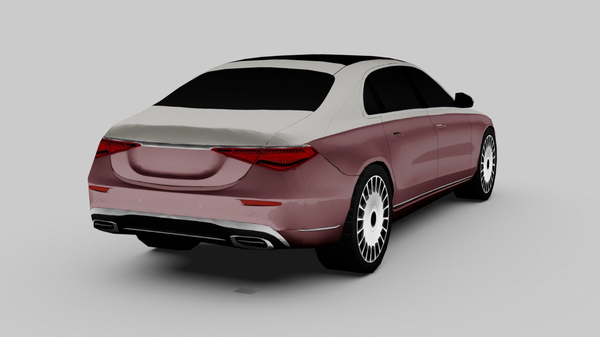 3D model Mercedes Benz S Class Maybach VR / AR / low-poly | CGTrader