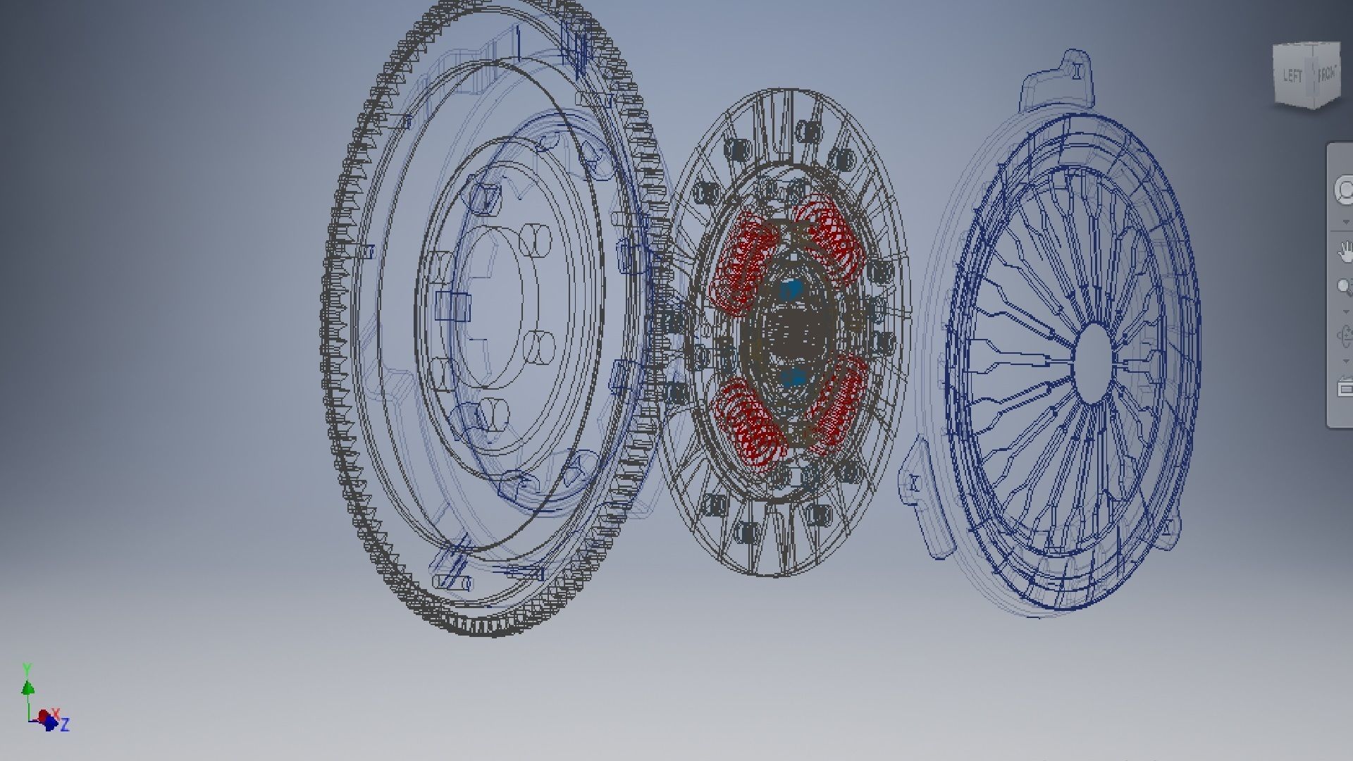 car clutch 3D model 3D model | CGTrader