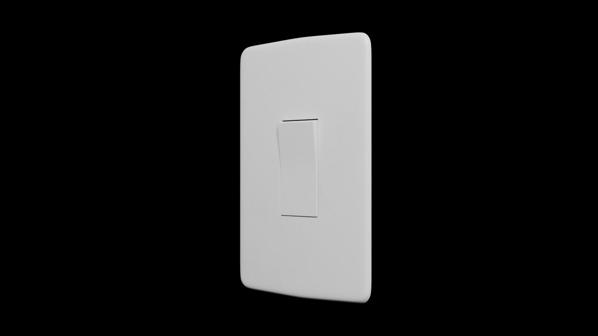Simple Light Switch 3D model | CGTrader