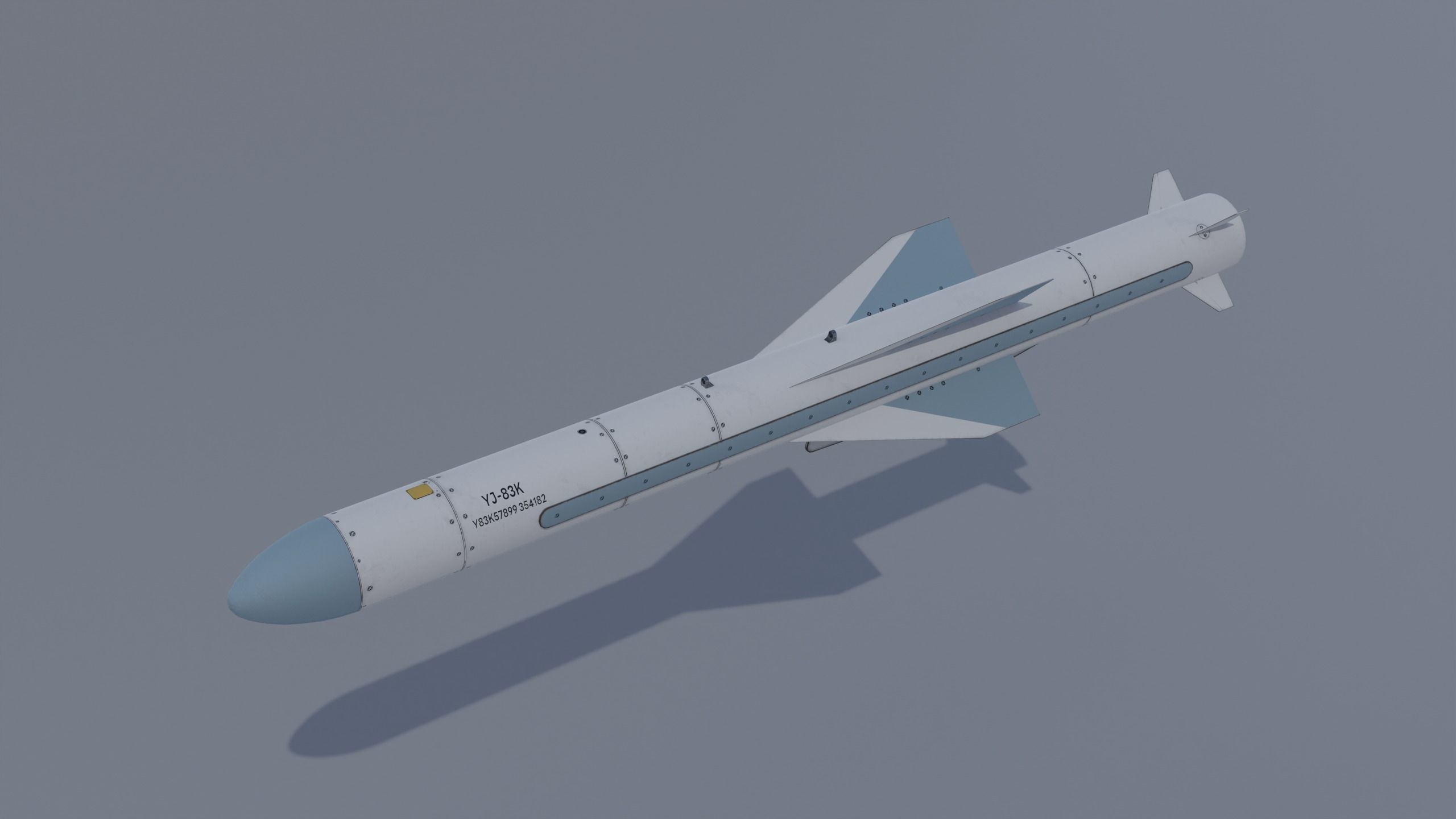 Chinese Navy Eagle Strike YJ 83K anti-ship missile 4K texture 3D model ...