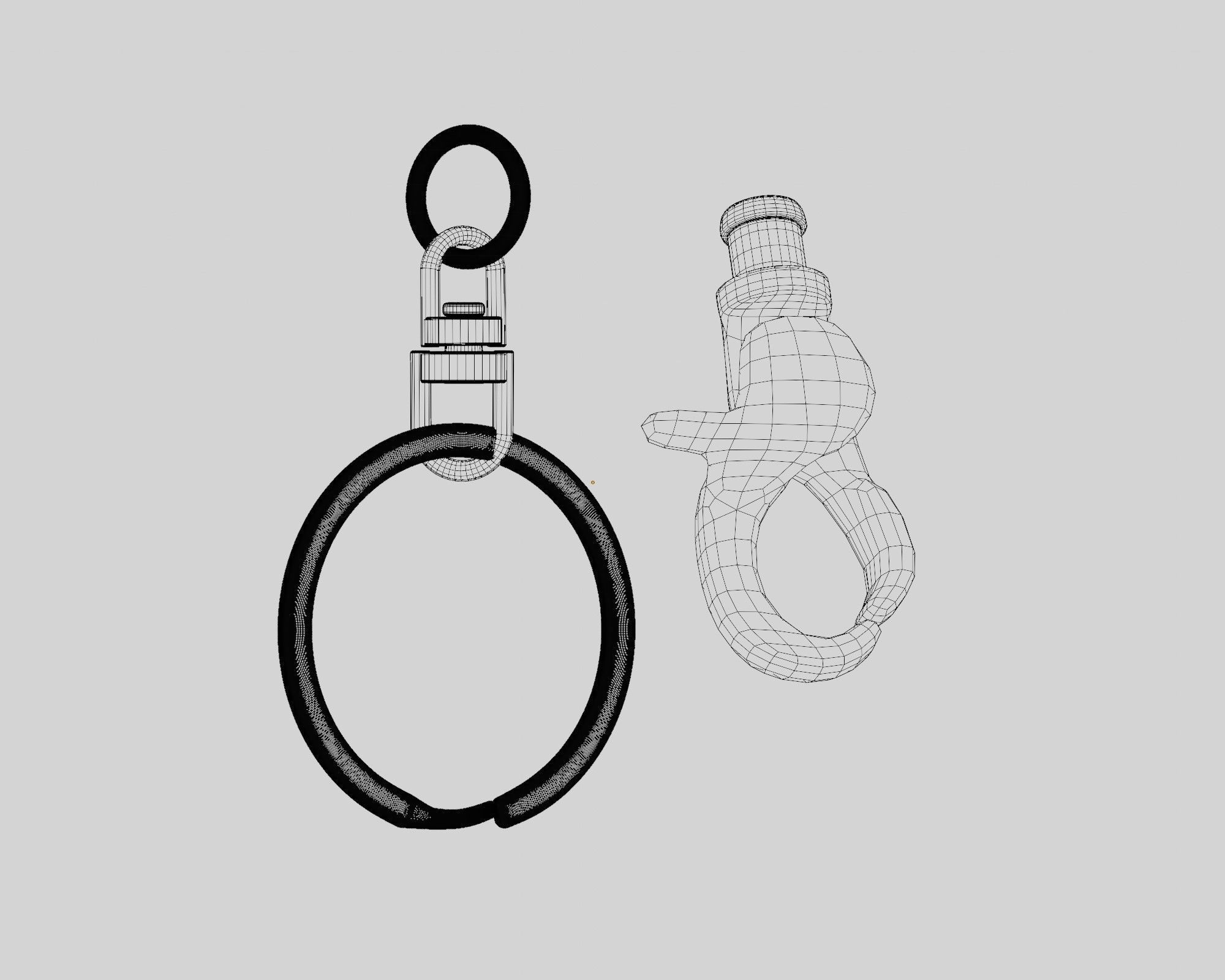 3D model Keychain model 02 VR / AR / low-poly | CGTrader