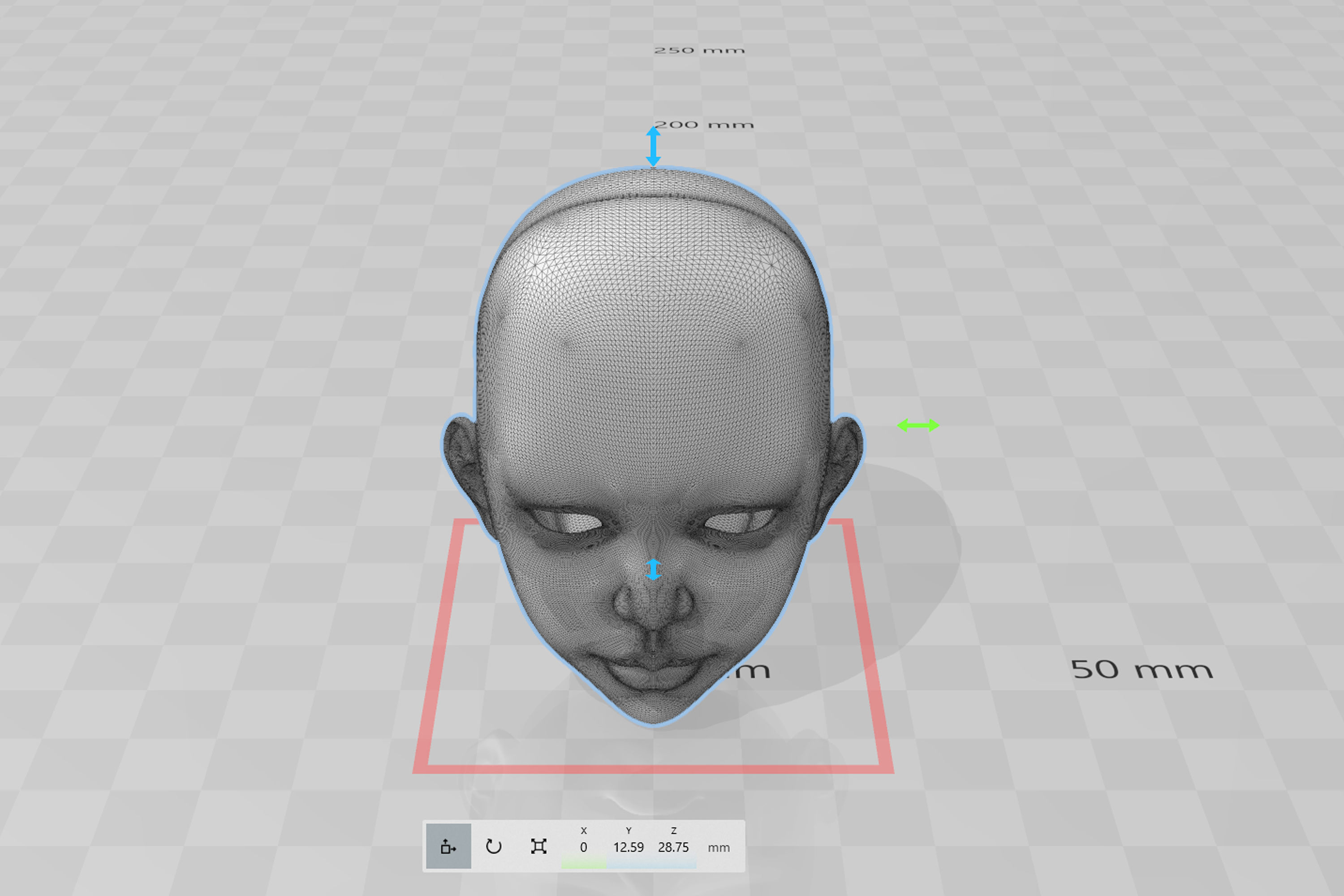 BJD doll 3D doll head model AT003 3D print model 3D model 3D printable ...