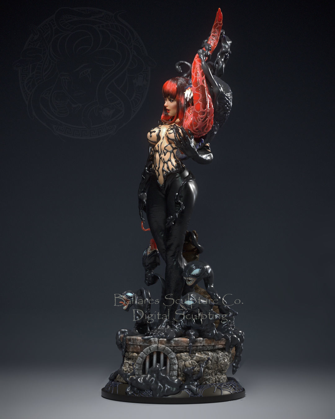 SHE VENOM BY CREATIVE GEEK MB 3D model 3D printable | CGTrader