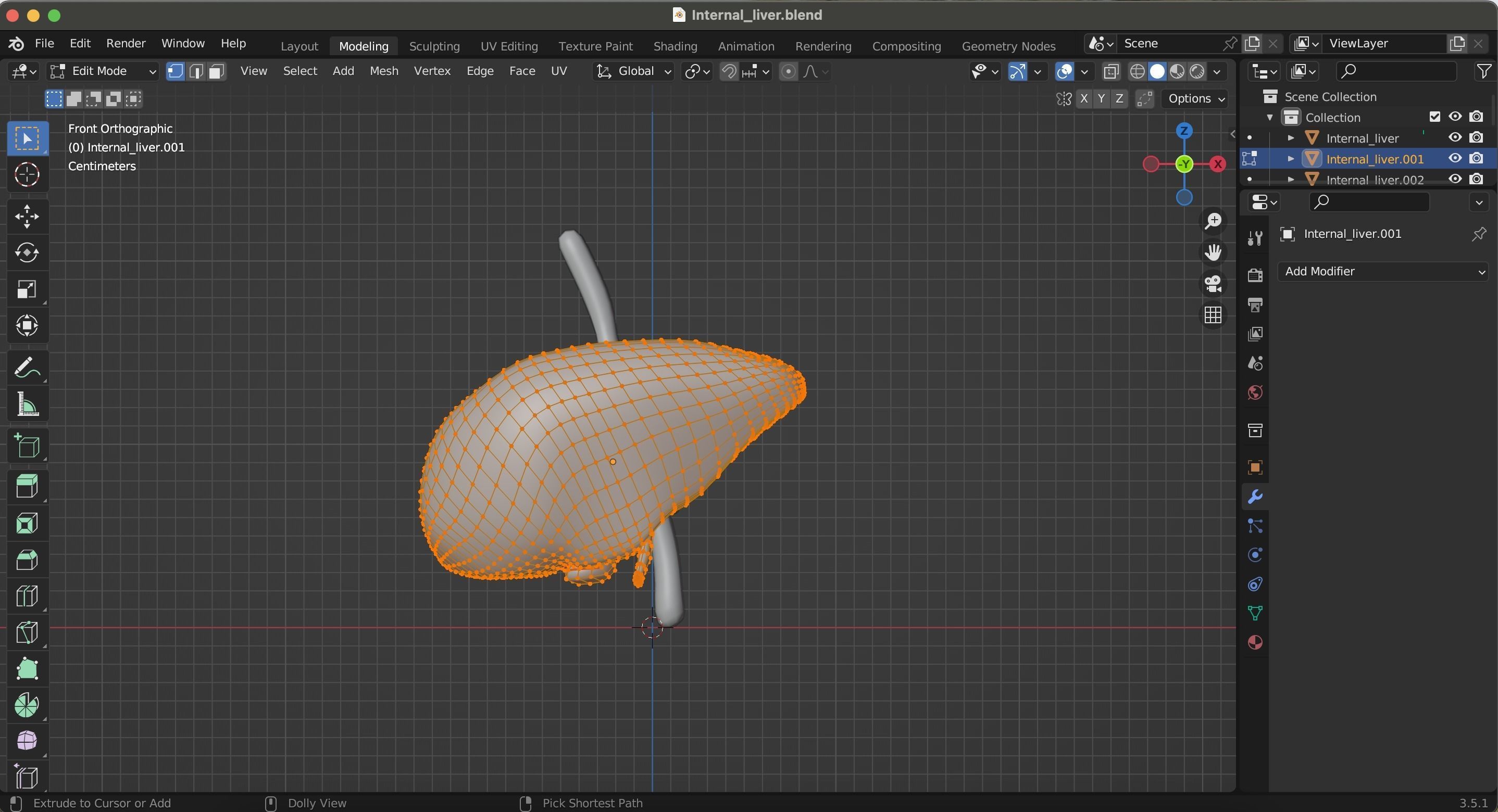 3D model Internal Liver VR / AR / low-poly | CGTrader