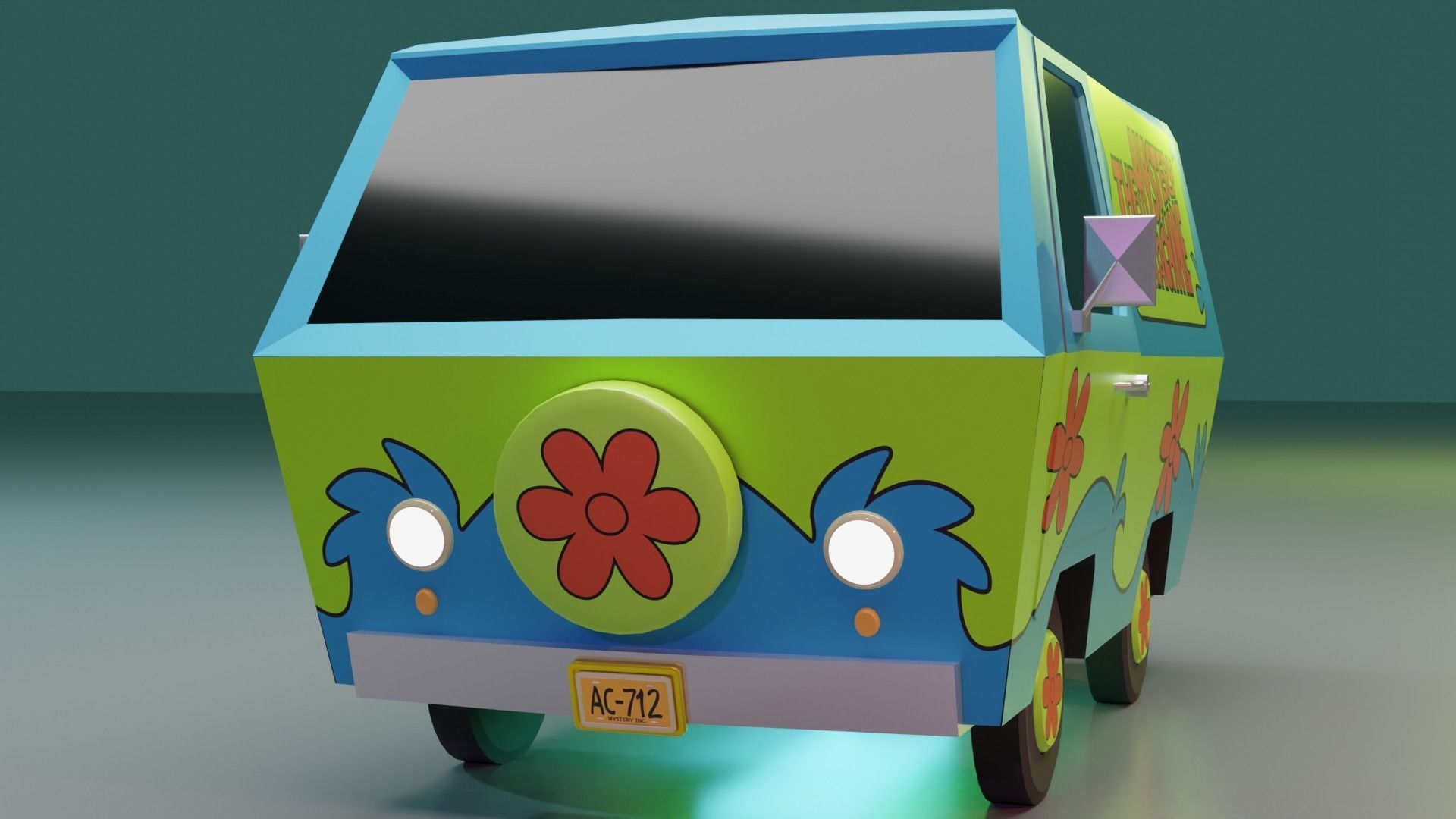 3D model The Mystery Machine - Scooby-Doo Van VR / AR / low-poly | CGTrader