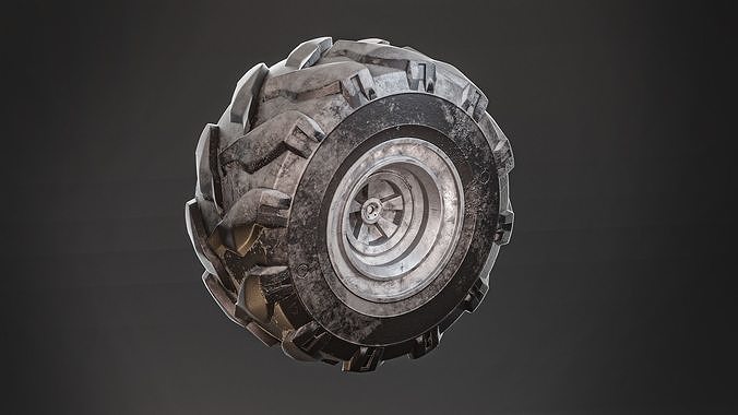 Scifi Wheel free 3D model | CGTrader