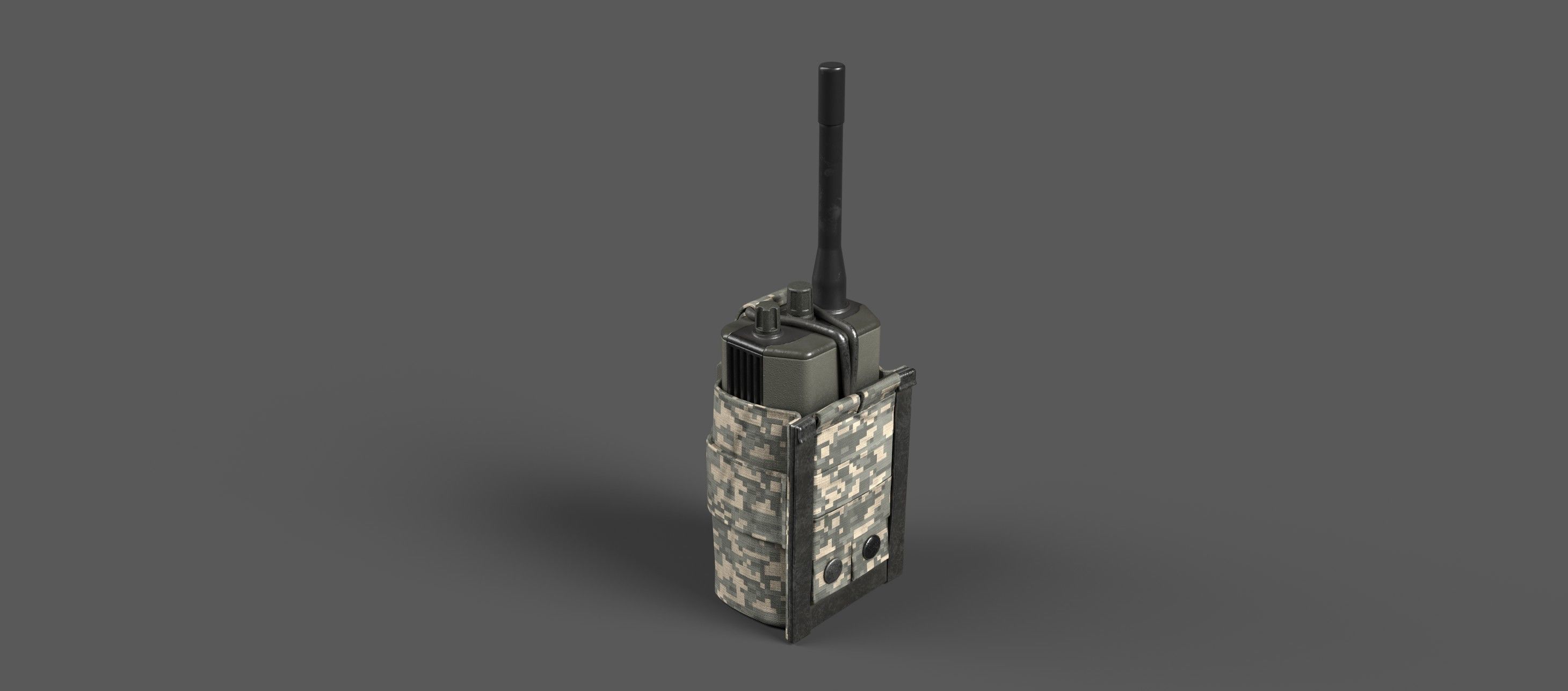 3D model Military Radio and holster - 4k PBR ORM - 3D model Unreal ...