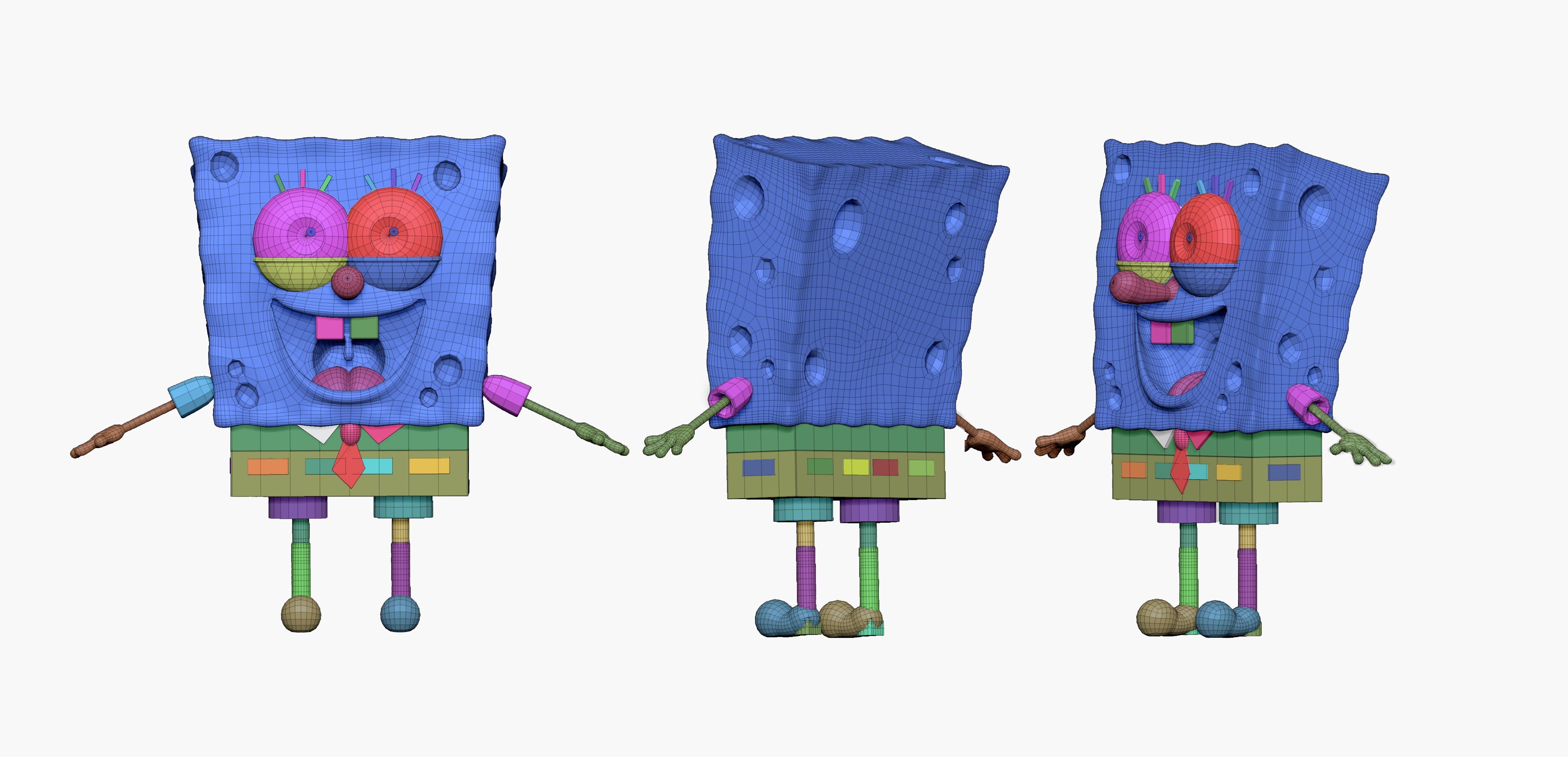 3D model Spongebob VR / AR / low-poly | CGTrader