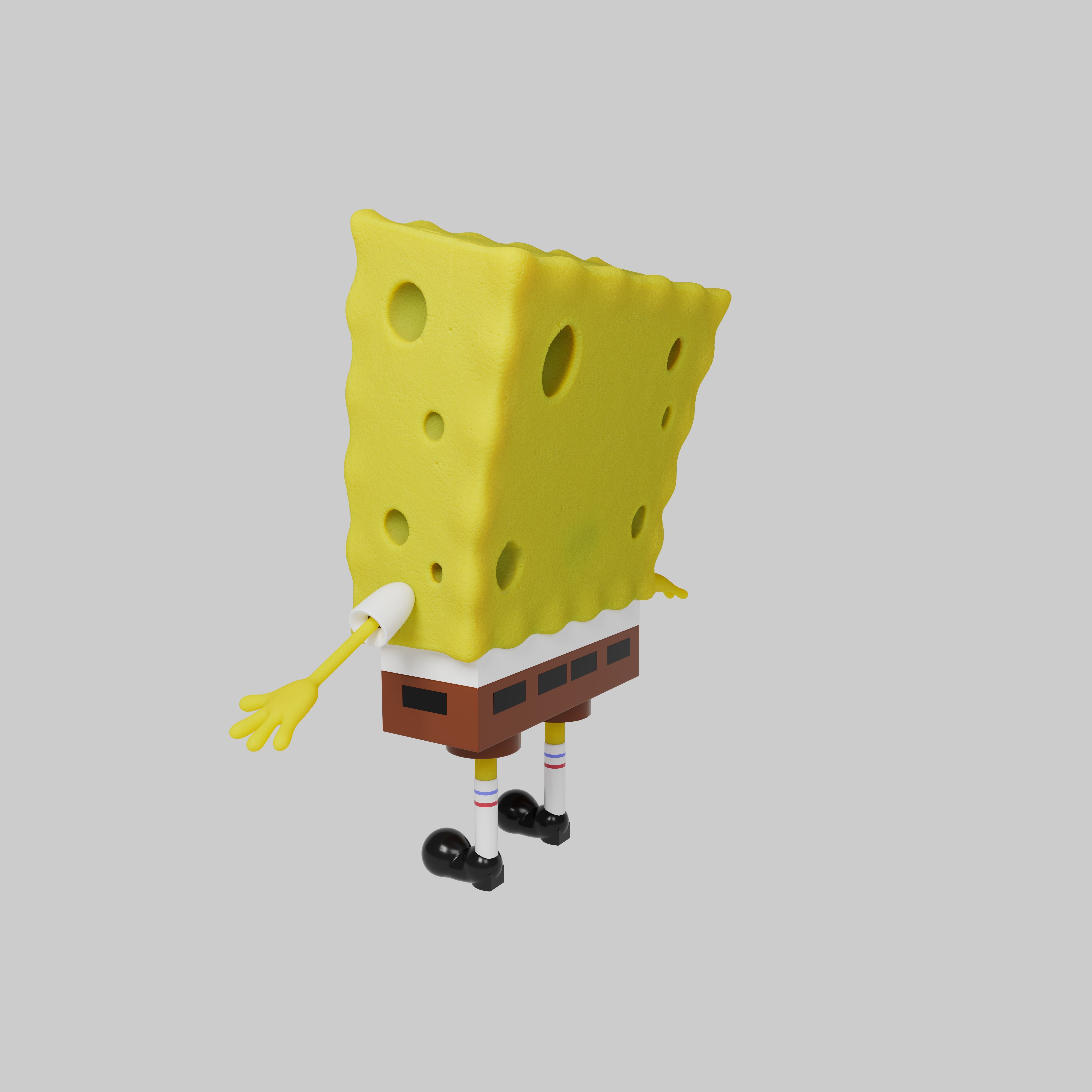 3D model Spongebob VR / AR / low-poly | CGTrader