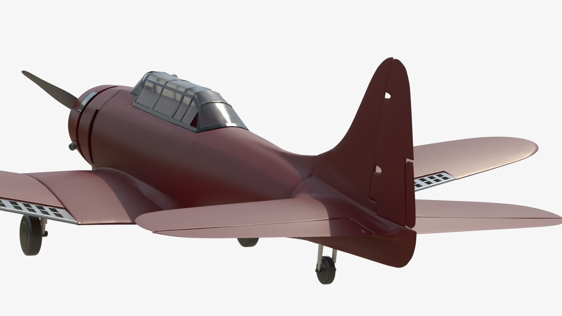 realistic propeller plane 3D model | CGTrader