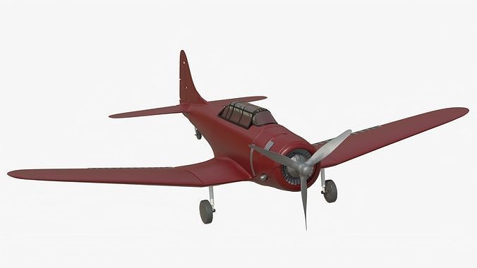 realistic propeller plane 3D model | CGTrader