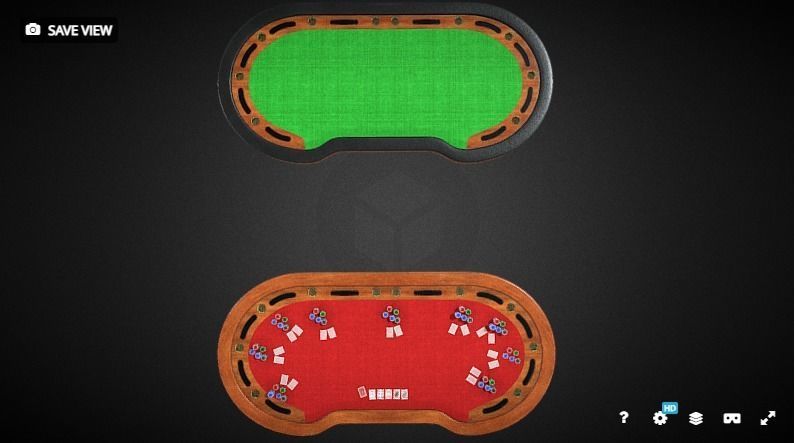 Poker Table 3D model | CGTrader
