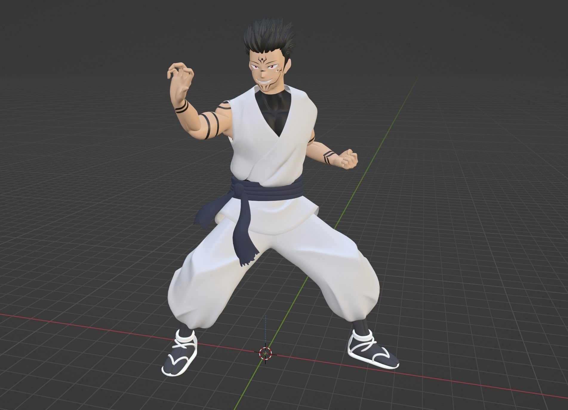 Ryomen Sukuna - Jujutsu Kaisen 3D model rigged | CGTrader