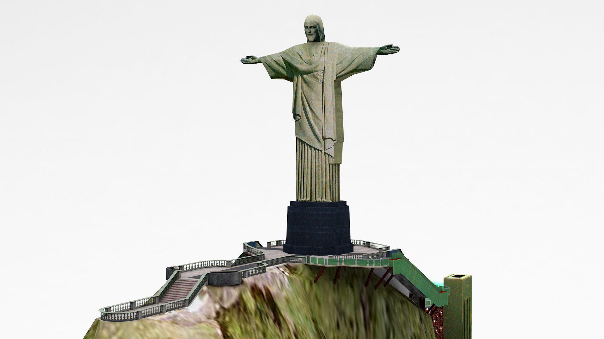 3D Cristo Redentor Christ The Redeemer 3D model | CGTrader