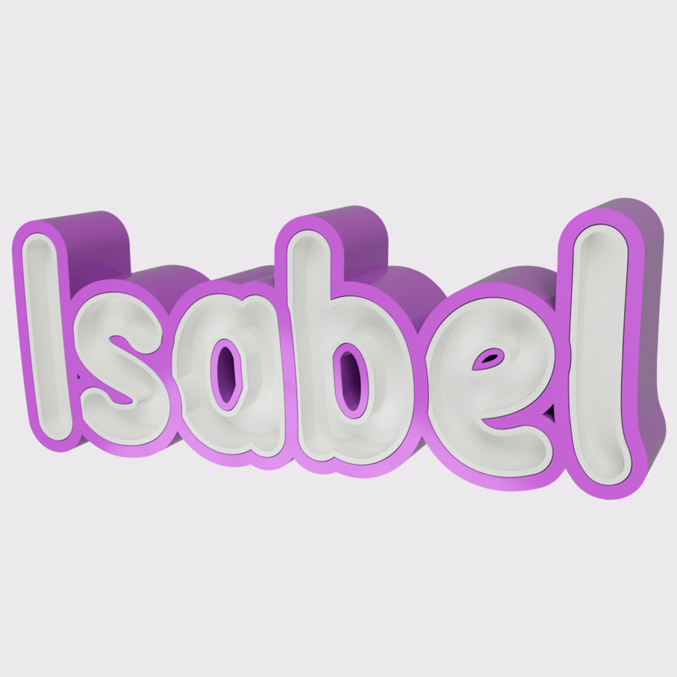 ISABEL - 3D NAME free 3D model 3D printable | CGTrader