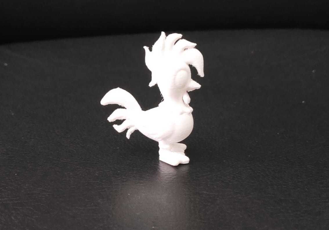 Cartoon Rooster 3D model 3D printable | CGTrader