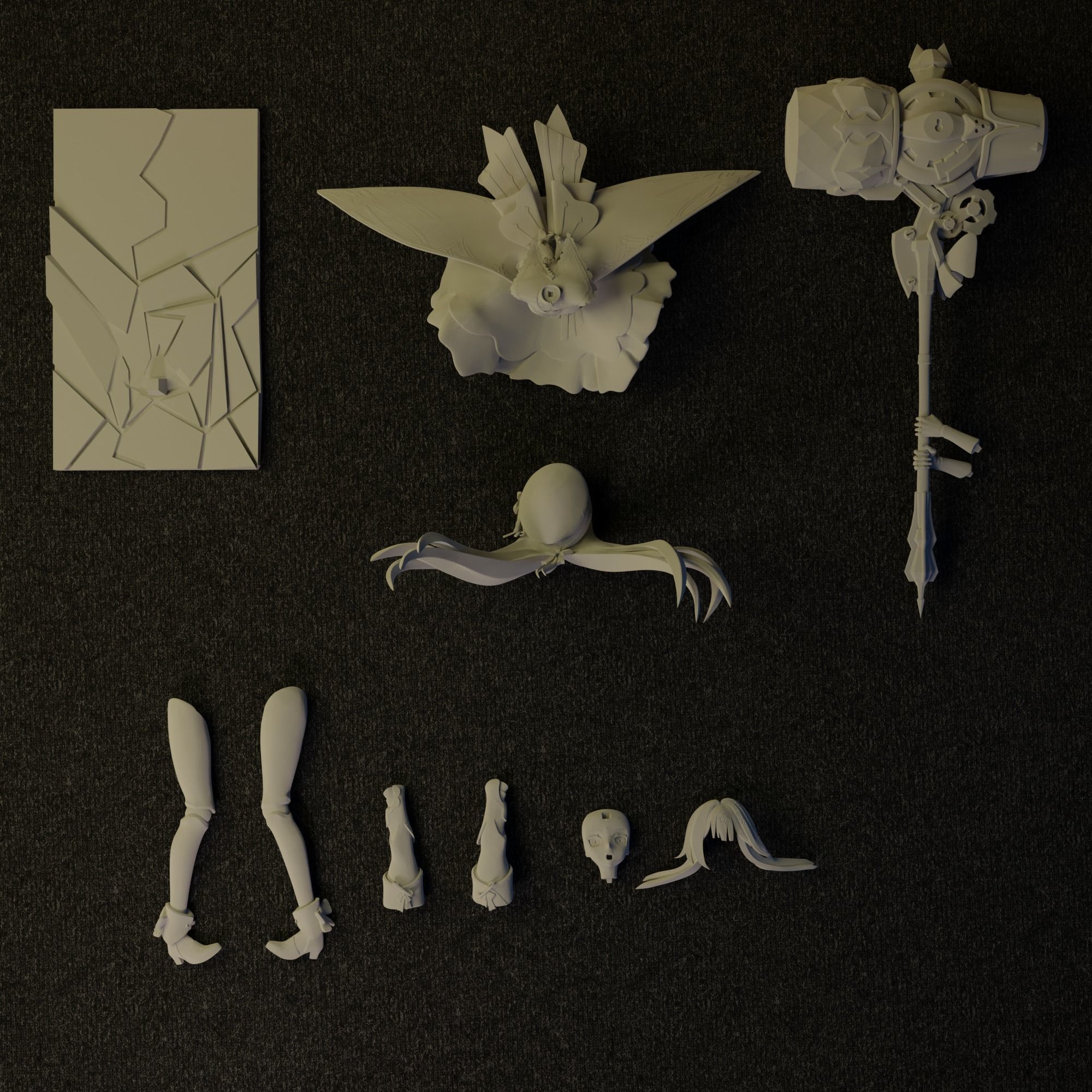 Herta from Honkai Star Rail 3D model 3D printable | CGTrader