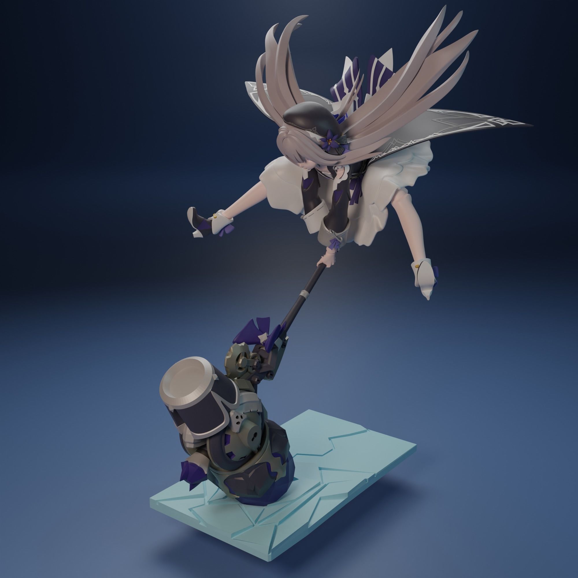 Herta from Honkai Star Rail 3D model 3D printable | CGTrader