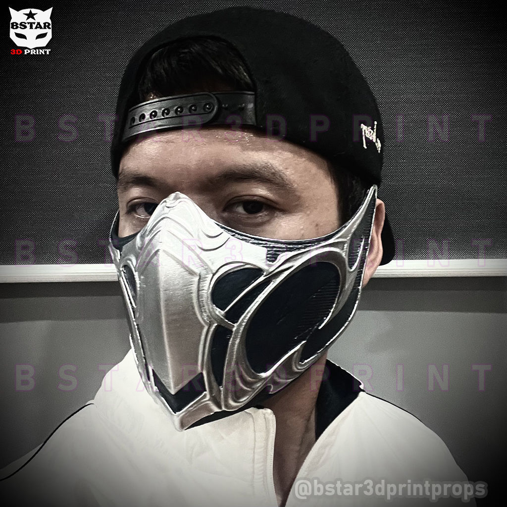 Sub Zero Mask High Quality - Mortal Kombat 1 Cosplay 3D model 3D ...