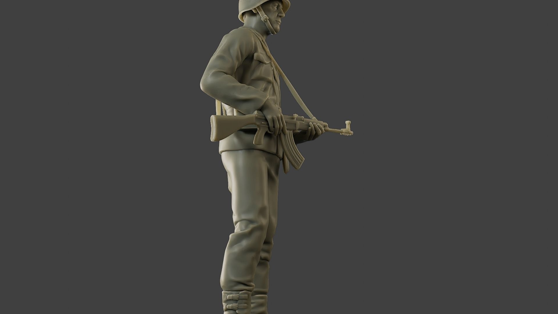 CzechSlovak Communist Soldier CCS1 002 3D model 3D printable | CGTrader
