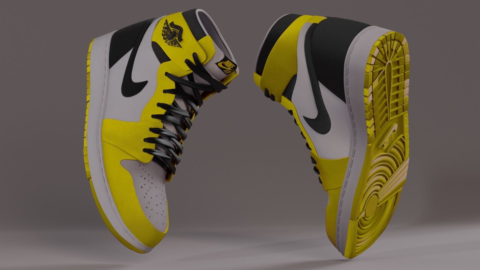 3D model Nike Jordan VR / AR / low-poly | CGTrader